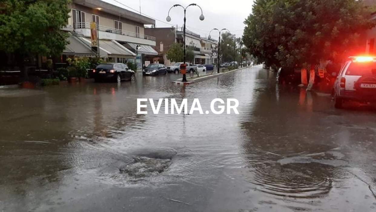 Ερέτρια Ευβοίας: Σε εξέλιξη η κακοκαιρία, σε επιφυλακή Δήμος, Κοινότητα ...