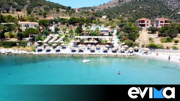Γαλάζια Λίμνη - Εύβοια: Μια παραδεισένια παραλία που κόβει την ανάσα ...